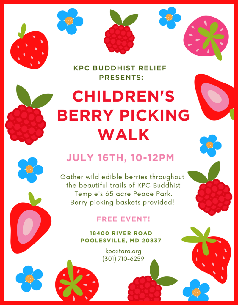 Berry Picking Walk in KPC's Peace Park